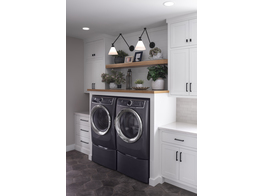 Cabinets: Polar on Maple. Flush Inset using New Haven Door