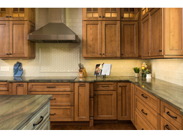 Cabinets: Cashmere with Mocha Glaze on Maple. Full Overlay using Aspen ...